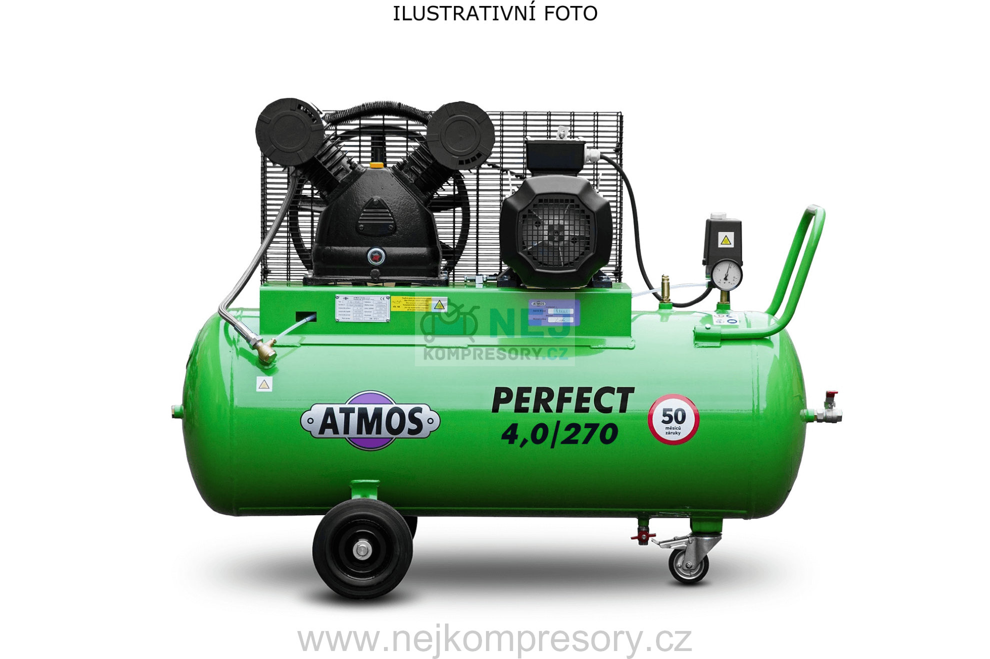 Pístový kompresor ATMOS Perfect 4/150 | NEJ KOMPRESORY.cz