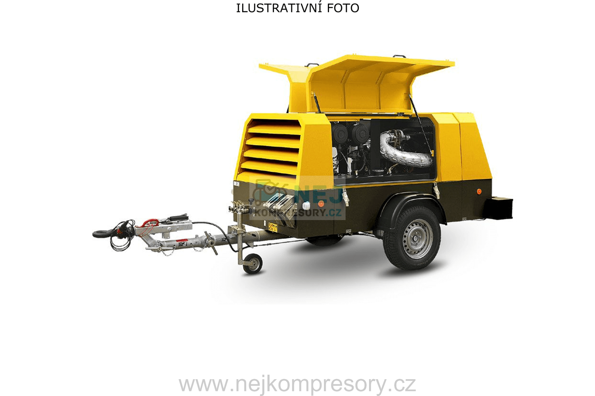 Pojízdný dieselový kompresor ATMOS PDC 90 | NEJ KOMPRESORY.cz