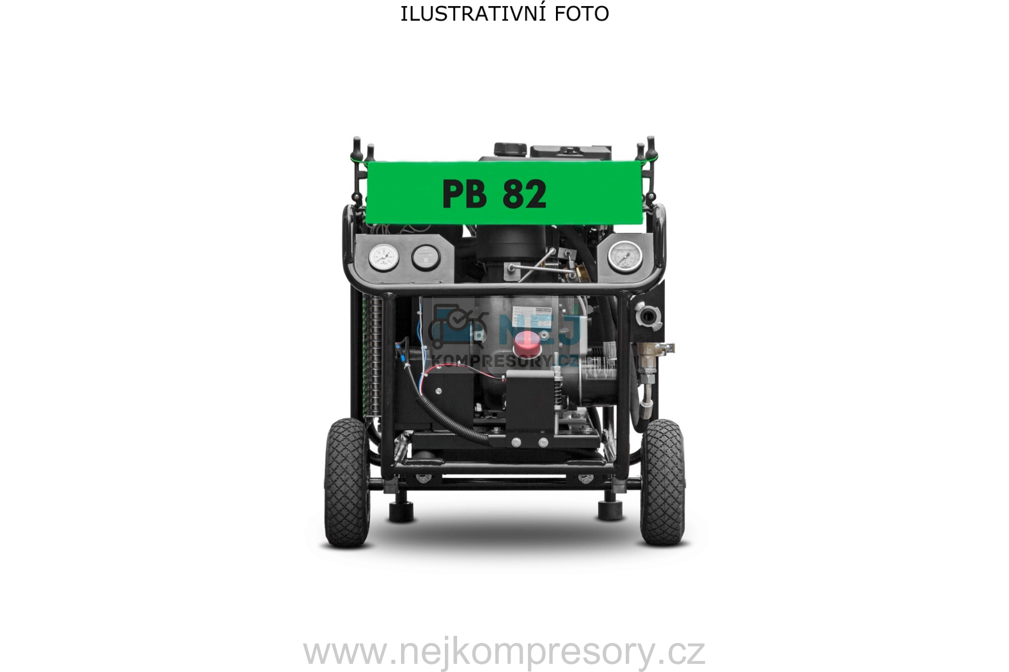 Pojízdný benzínový kompresor ATMOS PB 82 | NEJ KOMPRESORY.cz
