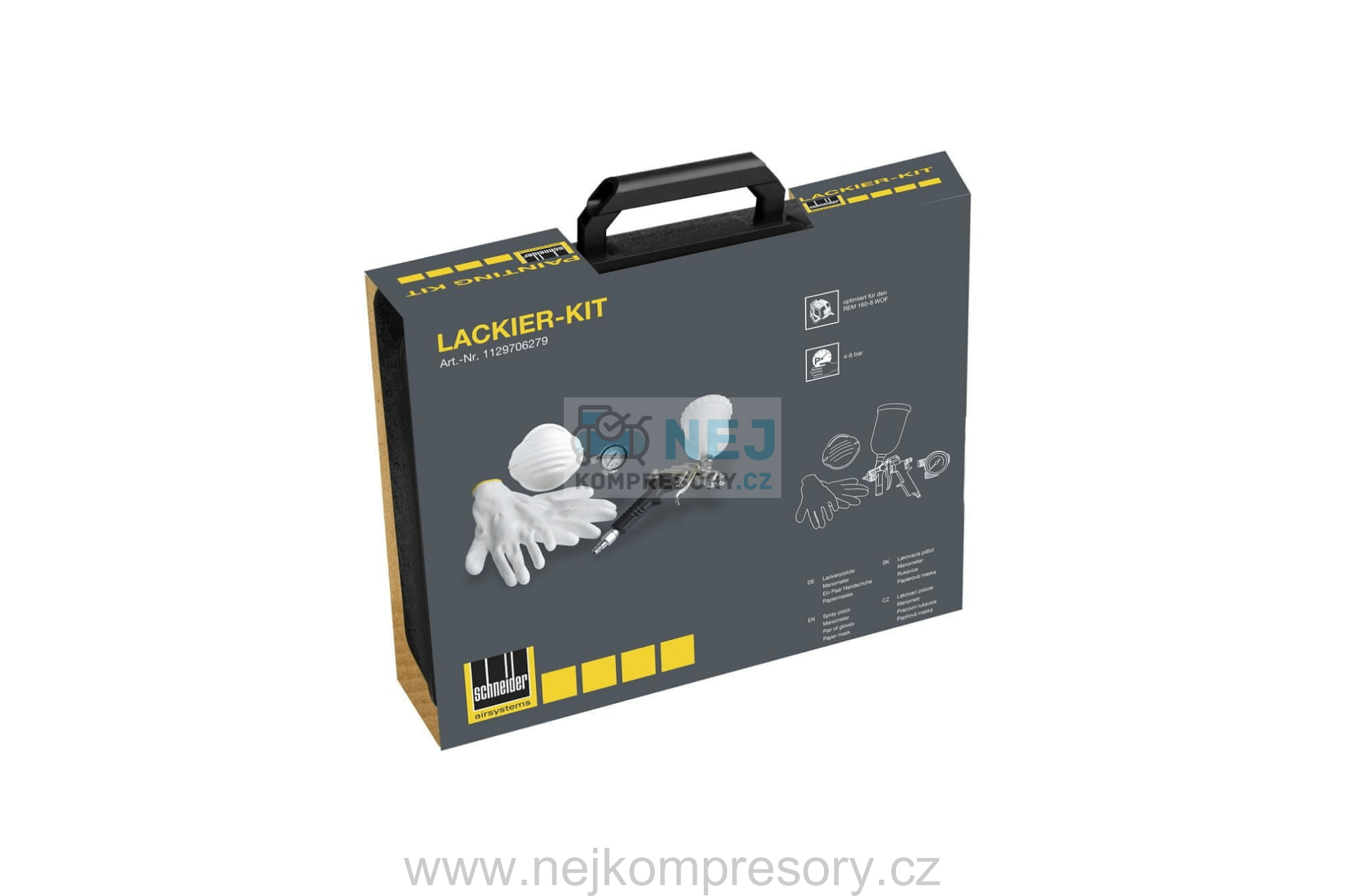 Lakýrnický kit Schneider | NEJ KOMPRESORY.cz
